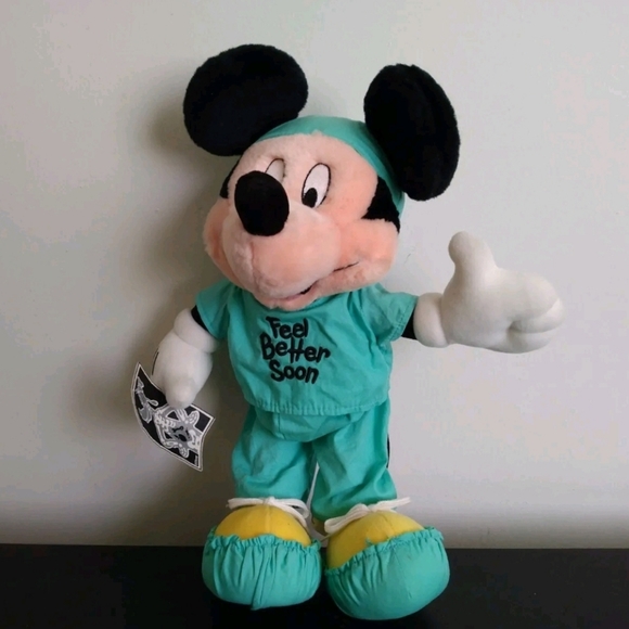 Disney | Toys | Mickey Mouse Is Dressed In Surgery Scrubs Complete With ...